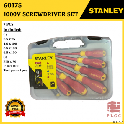 Stanley STMT60175 VDE 1000V High Voltage Screwdriver Set ( 7 pcs )