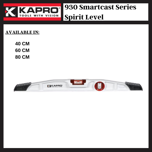 Kapro 930 SmartCast Series Professional Manson Level / Spirit Level ...